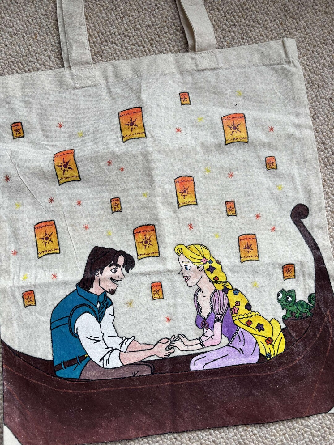 Disney Tangled Rapunzel Tote Bag - Etsy