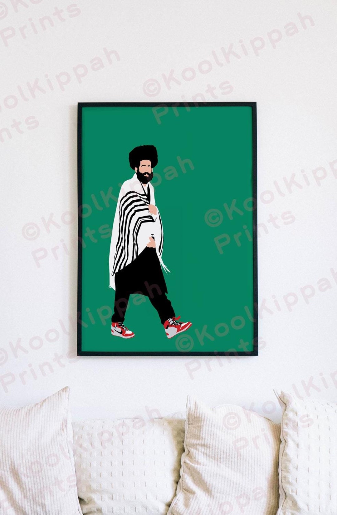 Nike Shoes | Hasidic Jew Art | Minimalist Vector Decor | Koolkippah ...