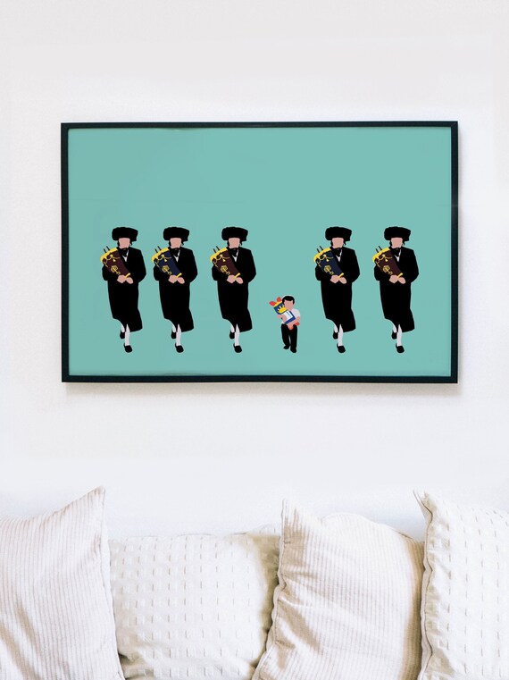 Torah Poster Hasidic Jew Art Minimalist Vector Decor - Etsy