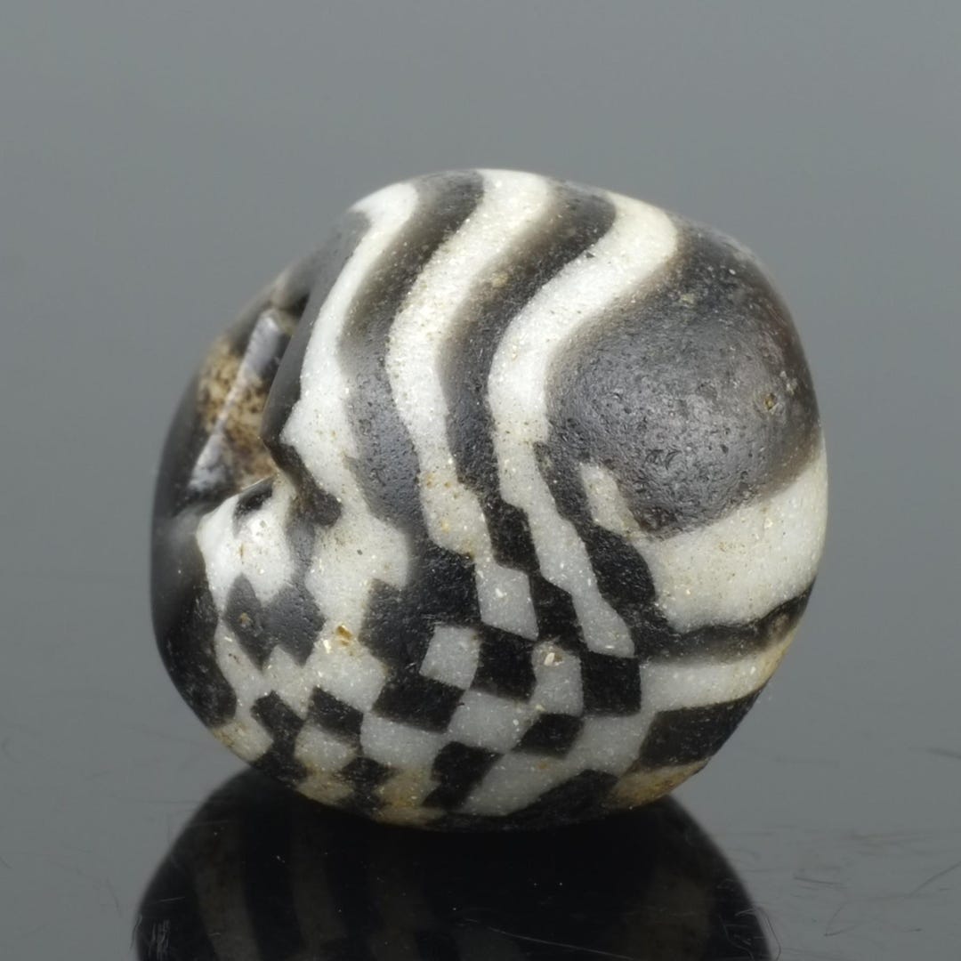 Medieval Checkerboard Glass Bead, Antique Mosaic Glass Bead - Etsy