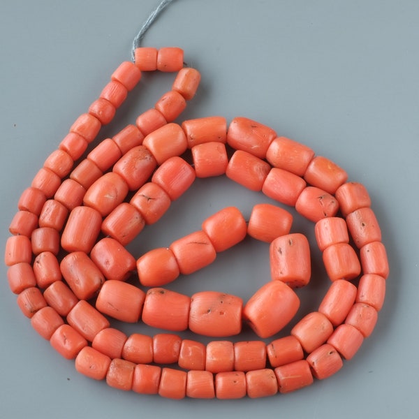 Antique Vintage Coral Beads Etsy