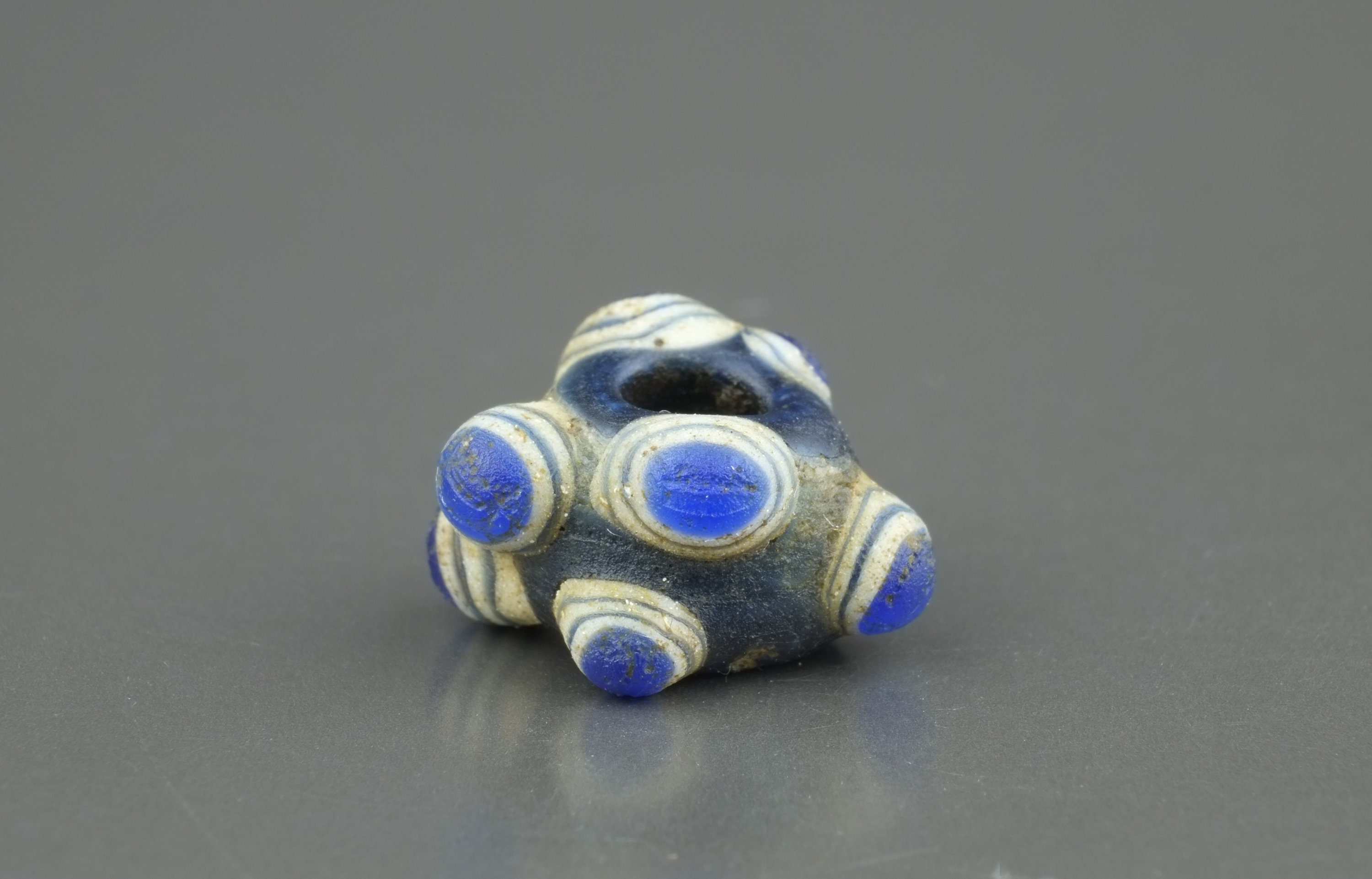 Old Horn Glass Bead, Stratified Eye Bead, Antique Rare Glass Bead - Etsy