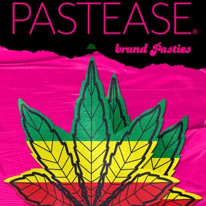 Pasties Indica Pot Leaf: Rasta Weed Nipple Pasties by - Etsy