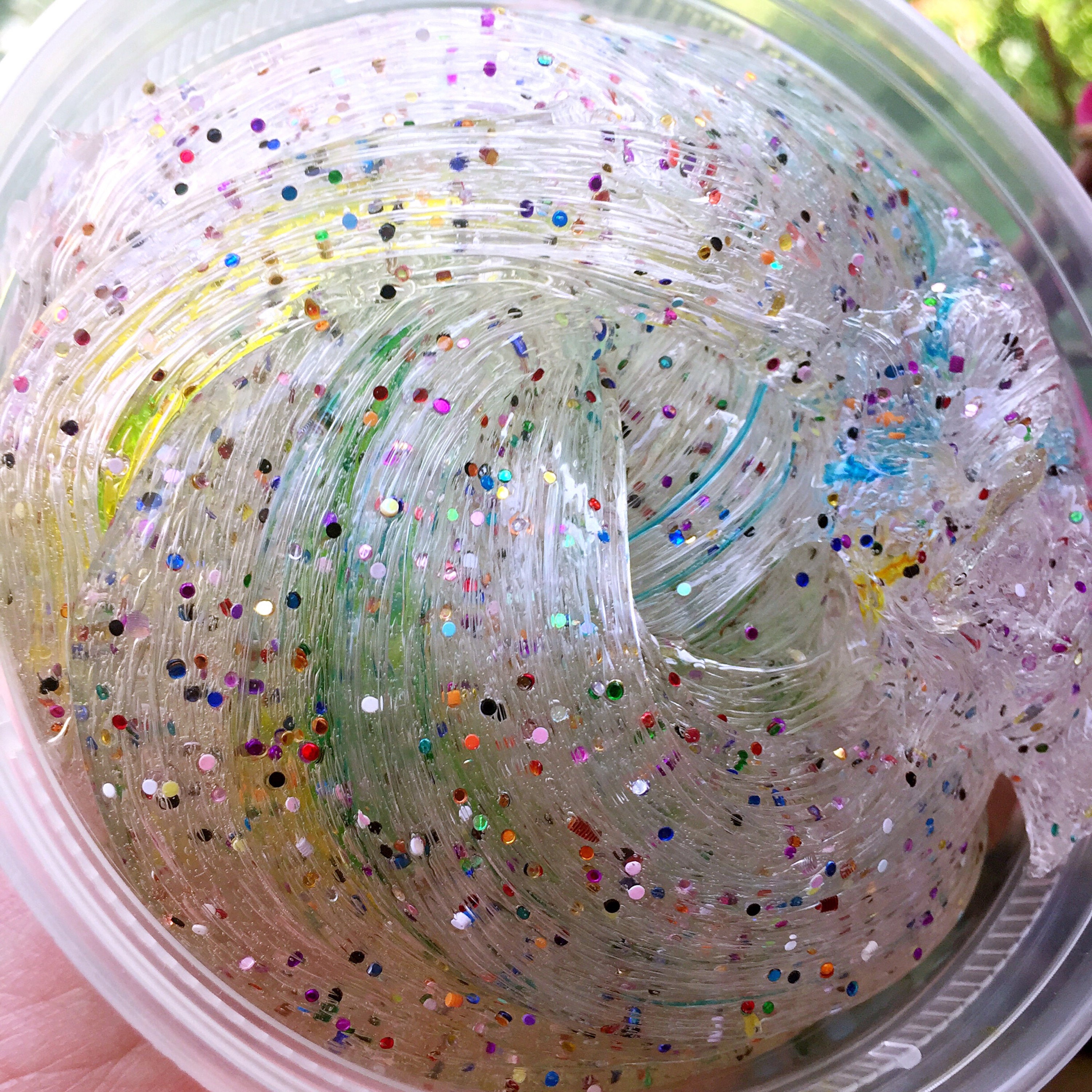 Rainbow Super Glittery Slime | Etsy