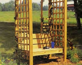 Digital Download How to Make Arbor and Bench Plans Woodworking - Etsy