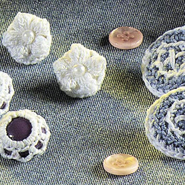 Decorative Button Covers - Etsy