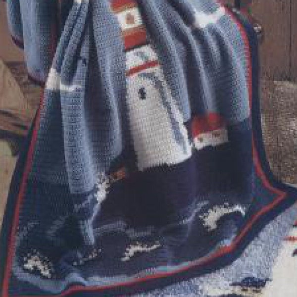 Crochet Lighthouse Afghan Pattern - Etsy