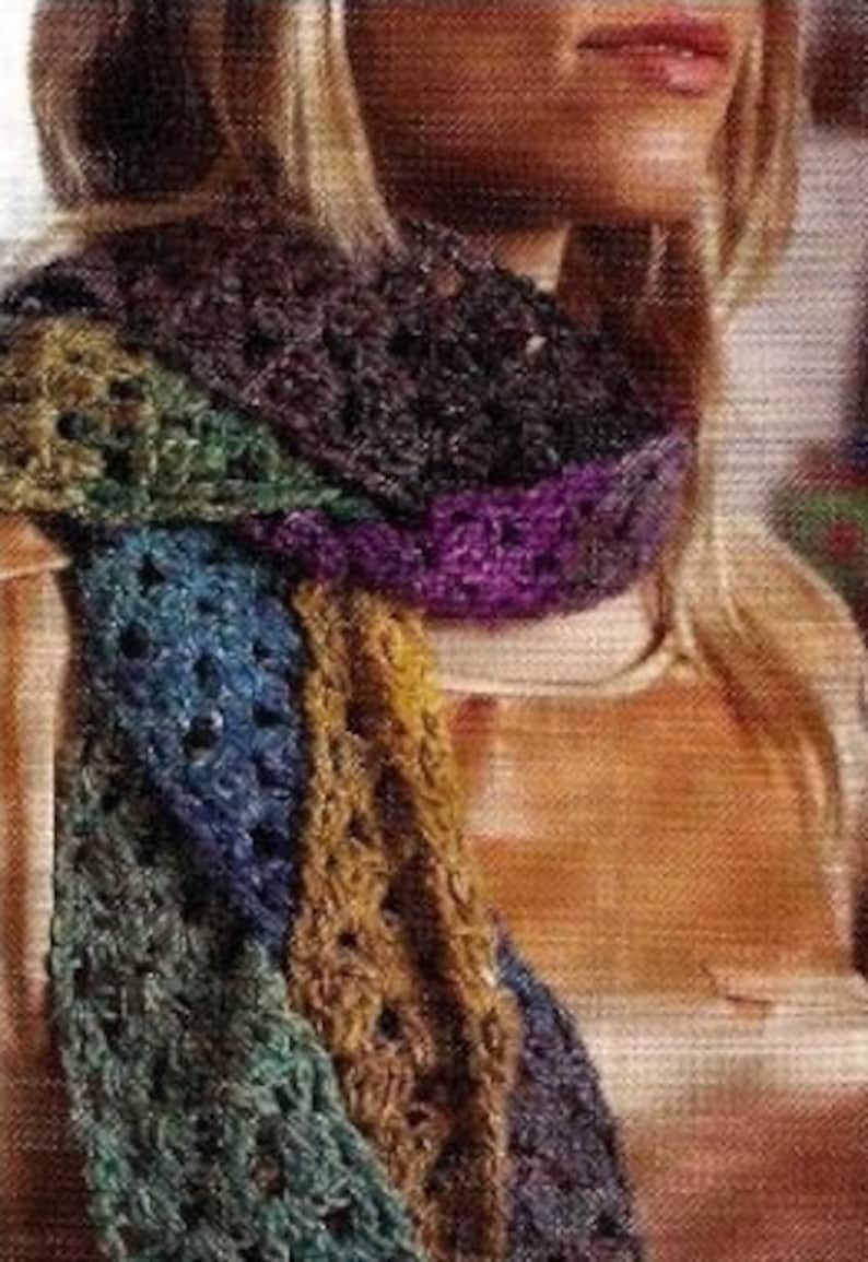 Vintage Crochet Pattern : Braided Scarf - Etsy