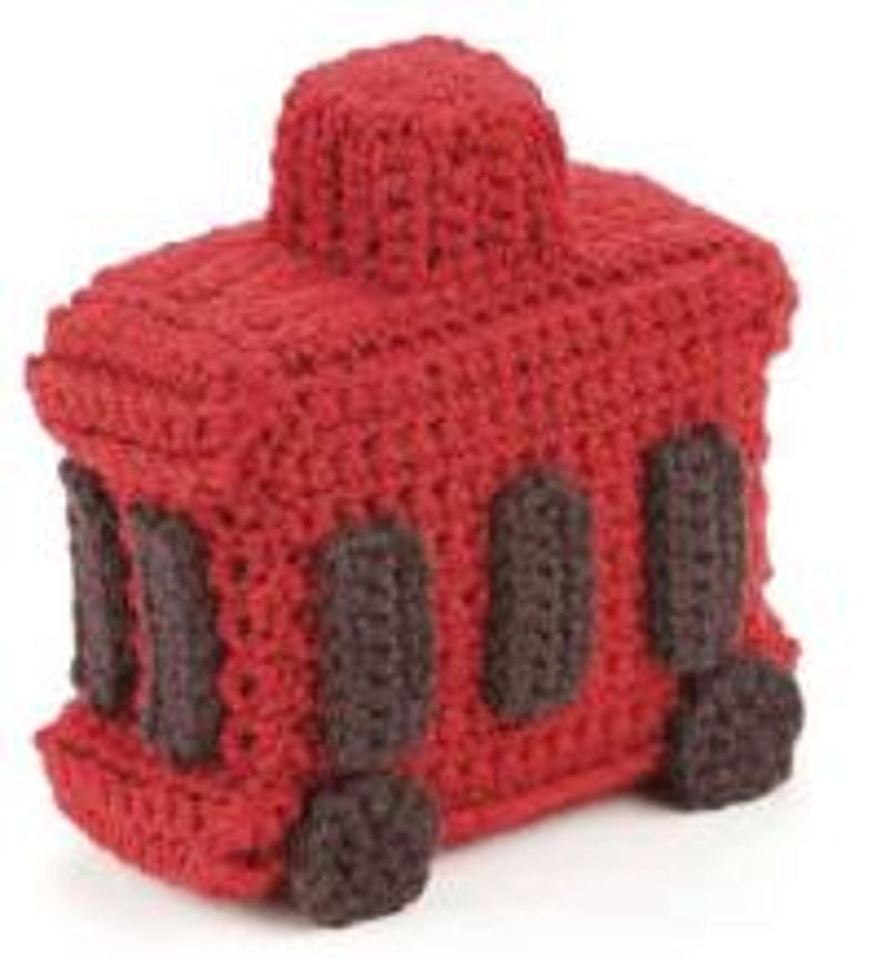 Vintage Crochet & Cross Stitch Pattern: Train Boy's Blanket / Afghan ...