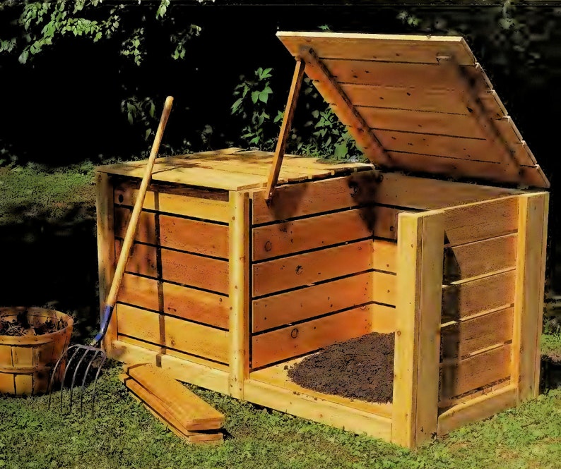 Vintage Woodworking Plans: Compost Bin Build - Etsy