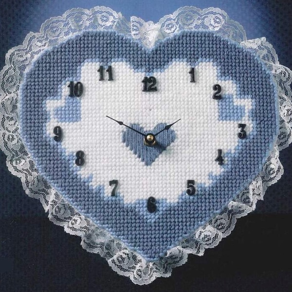 Plastic Canvas Clock - Etsy