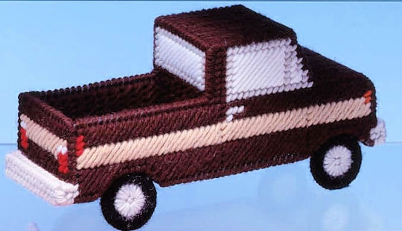 Vintage Plastic Canvas Pattern: A Collection of Antique Style Toy Cars ...