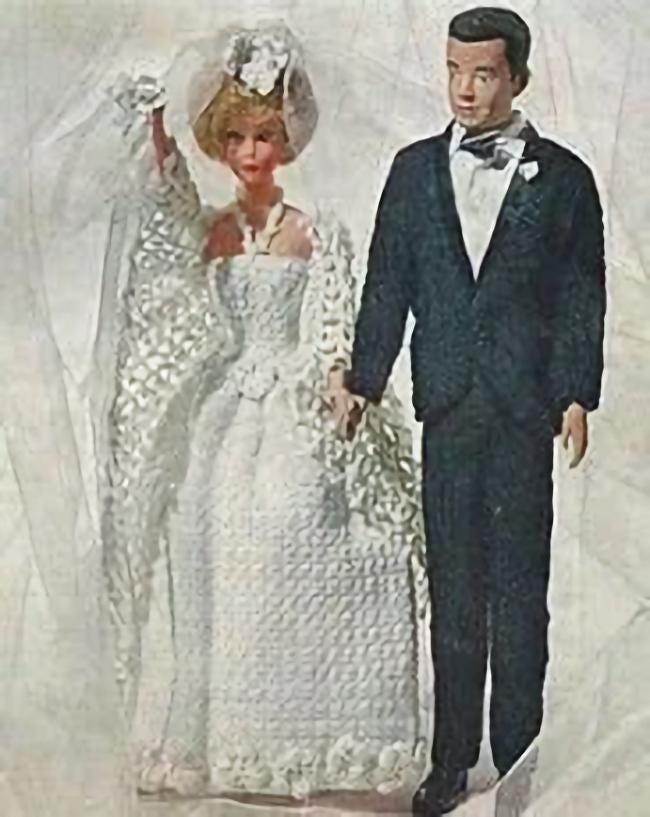 Vintage Knitting Pattern: the Groom Fashion Doll Suit / Tuxedo for Ken ...