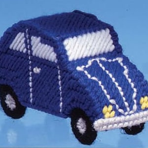 Vintage Plastic Canvas Pattern: A Collection of Antique Style Toy Cars ...