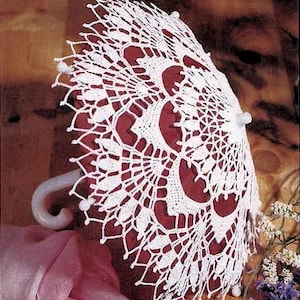 Vintage Crochet Pattern: Satin Lined Victorian Parasol (12 Inch ...
