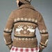 Vintage Knitting Pattern: Northern Reindeer Elk Moose Jacket Sweater ...