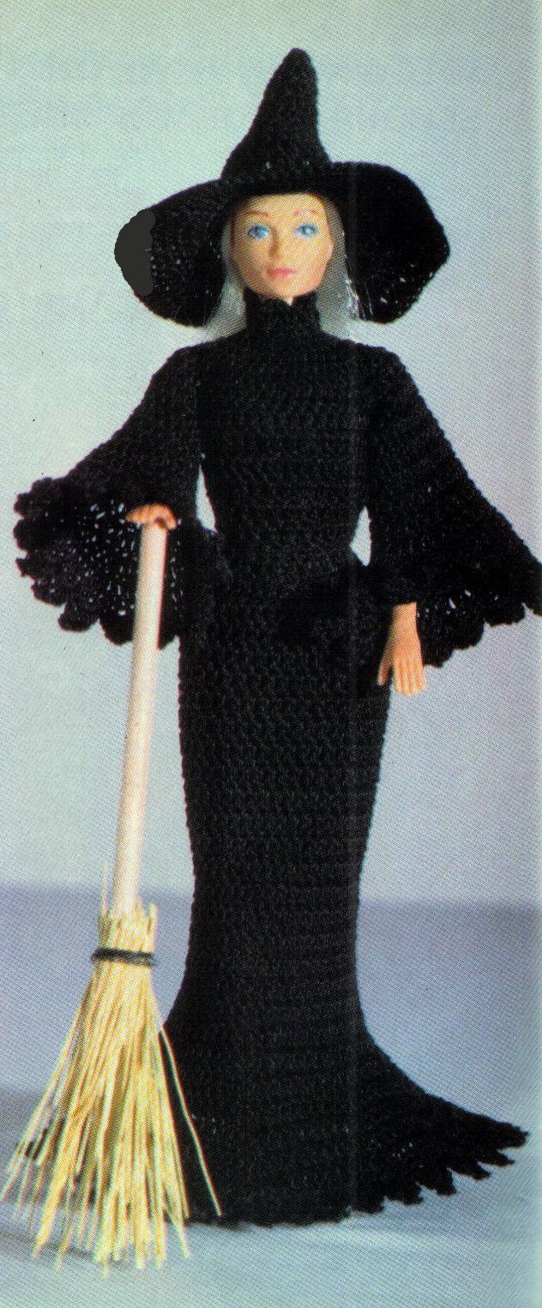 Vintage Crochet Pattern: Barbie Witch Halloween Costume - Etsy