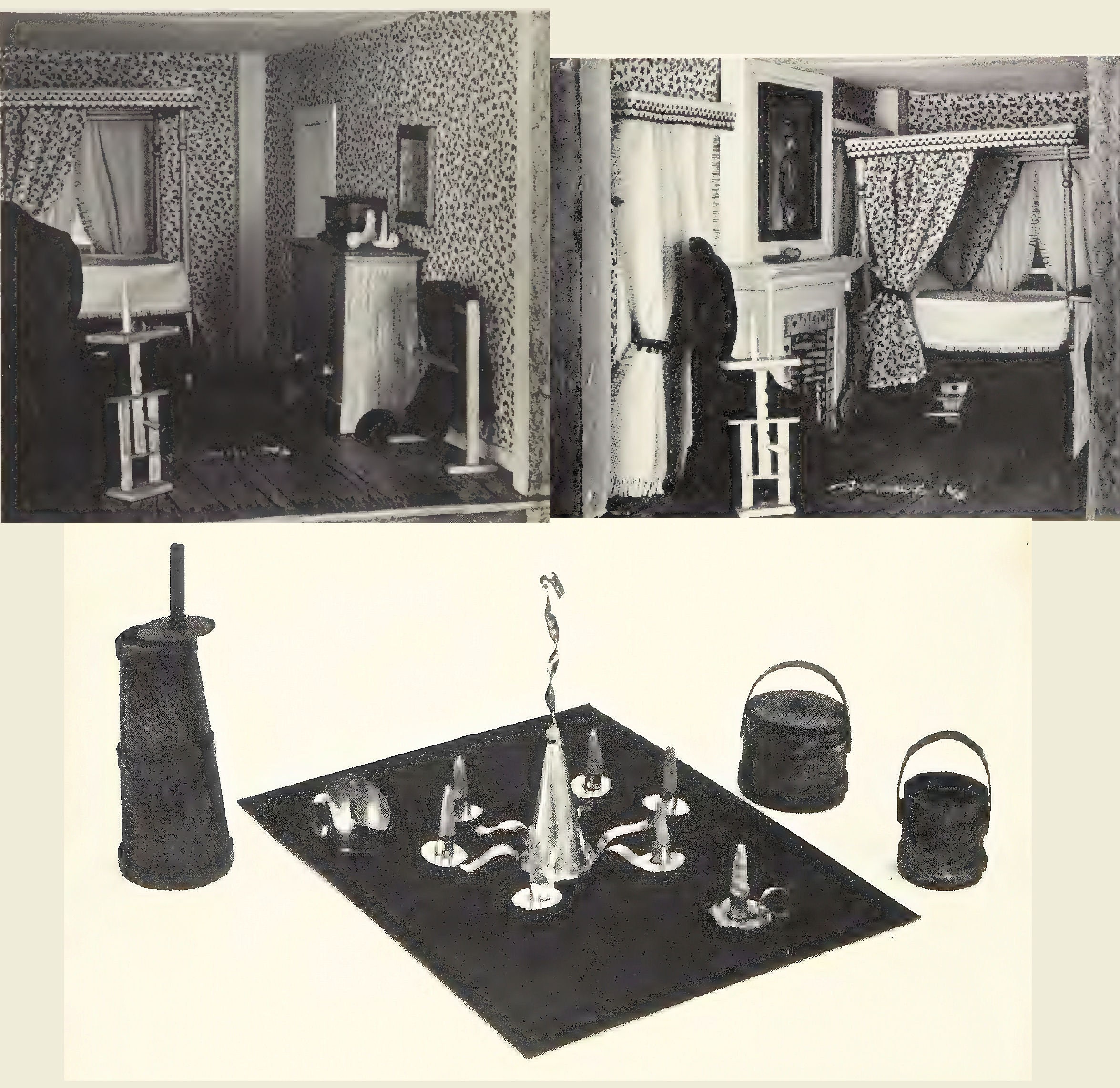 Vintage Woodworking and Crafting Plans -- 1:12 Colonial Dollhouse (doll ...