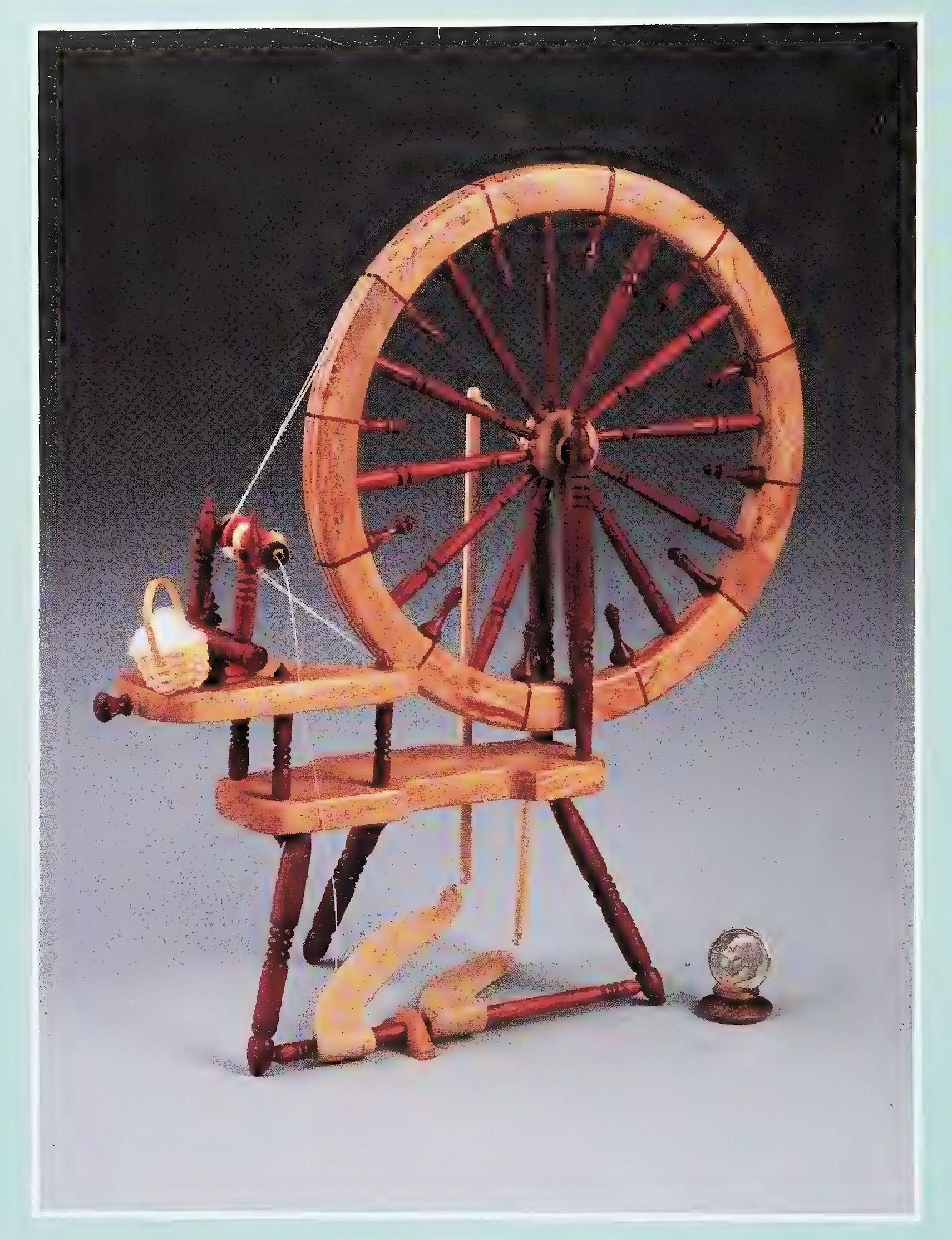 Embroidered Sleeping Beauty Spinning Wheel