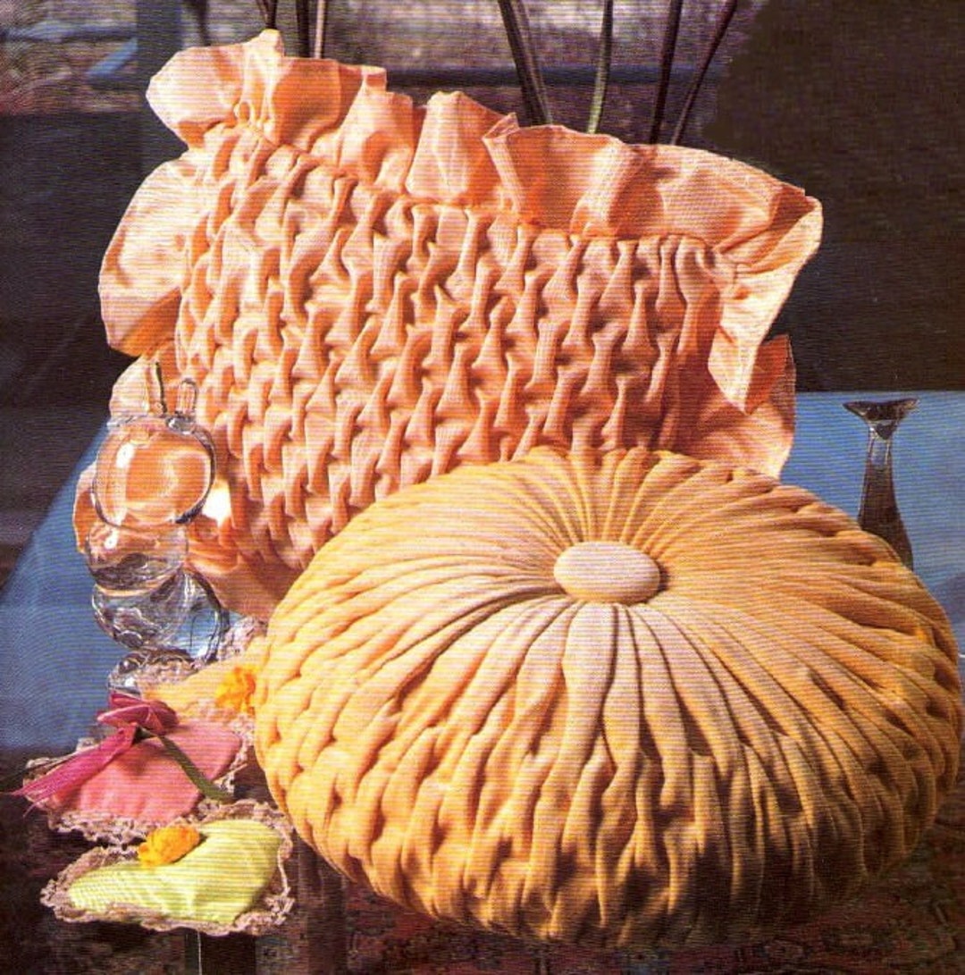 Vintage Sewing Pattern: Heirloom Victorian Smocked Pillows - Etsy