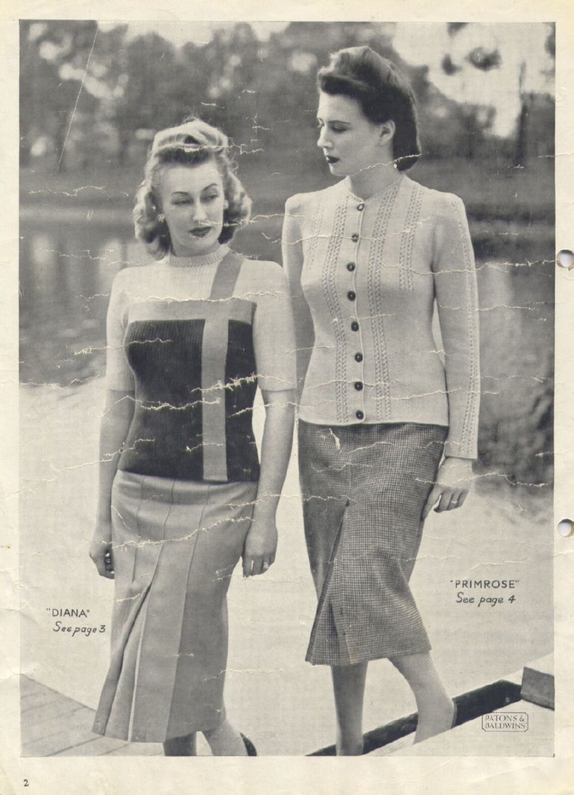 Vintage Knitting Patterns : Patons Knitting Book No. 184 Circa - Etsy