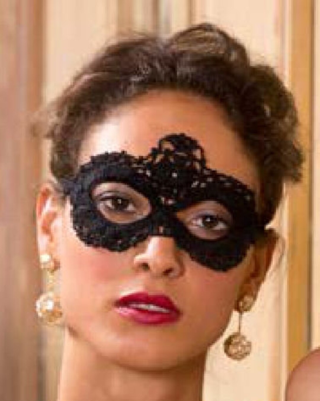 Vintage Crochet Pattern: Lacey Masquerade Mask - Etsy