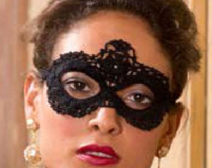 Lace Masquerade Mask Crochet Pattern EN/DE: PDF Mask Crochet, Carnival ...