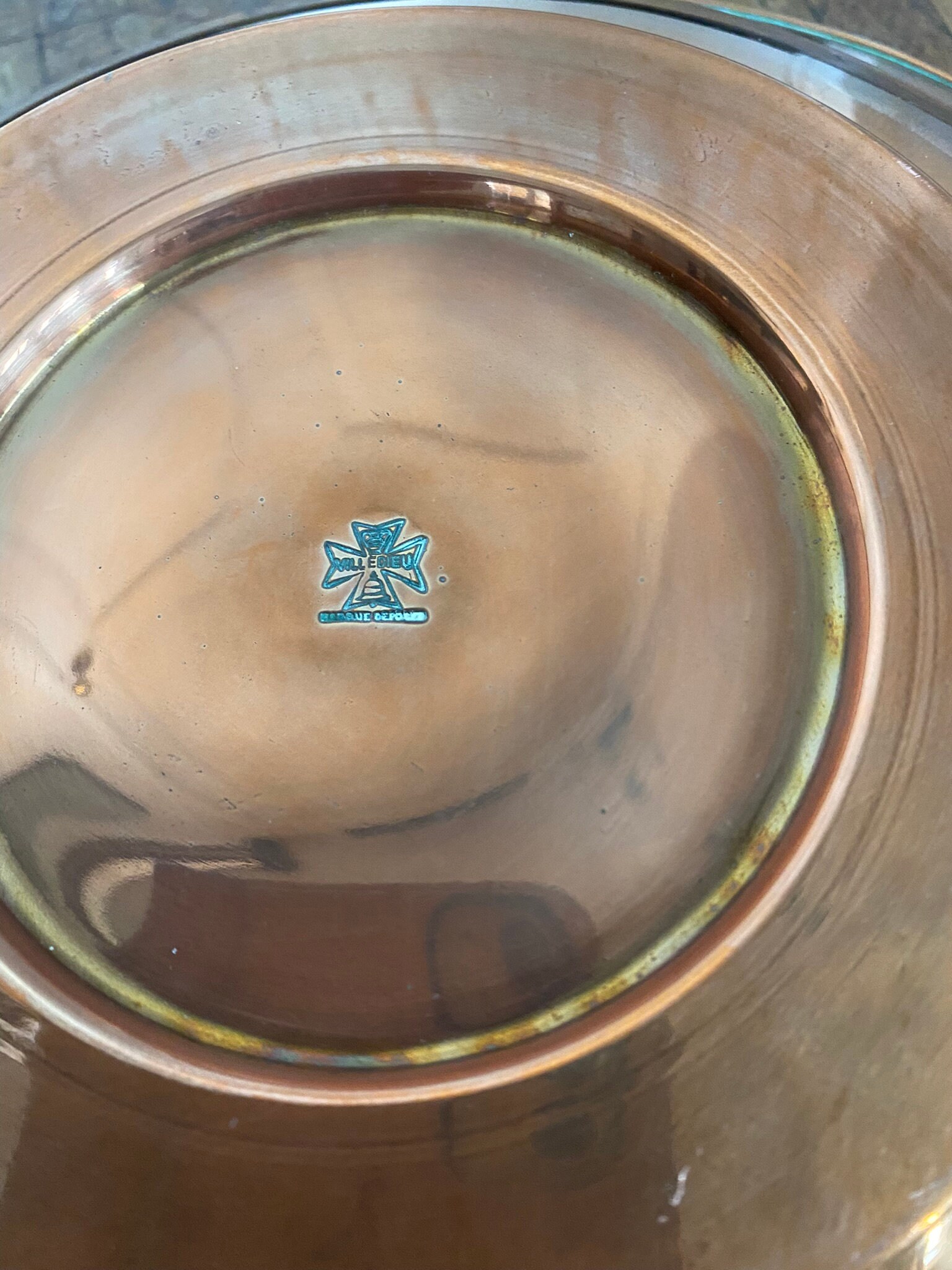 Vintage Villedieu Copper Wash Jug And Bowl — My Vintage Market ...