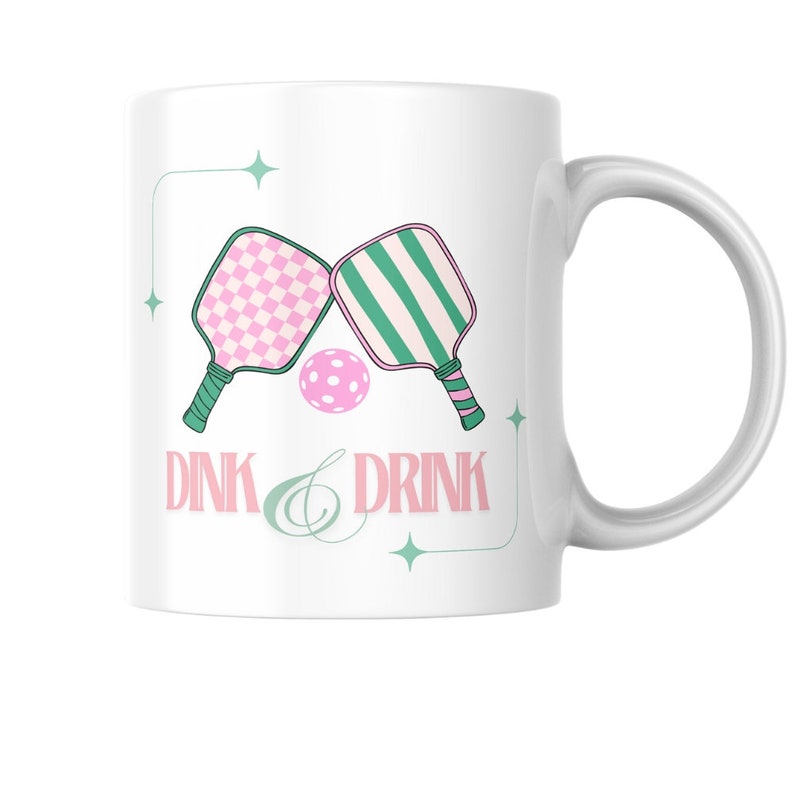 Dink and Drink Pickleball SVG File - Etsy