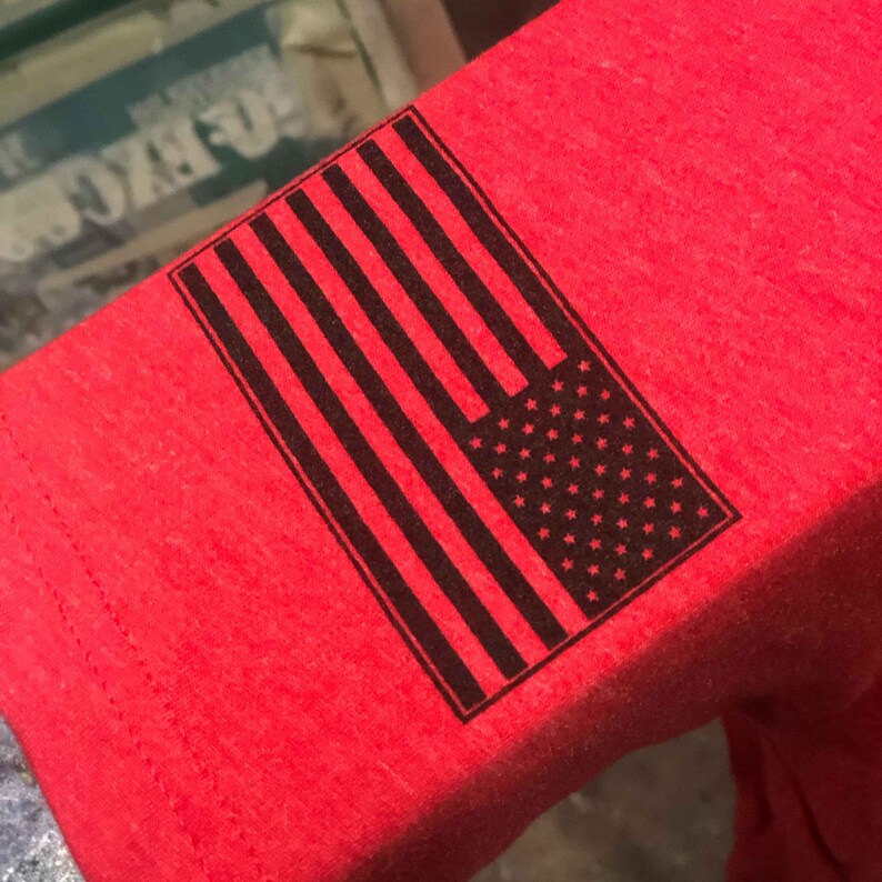 RED Friday Flag Remember Everyone Deployed T-shirt Support Our | Etsy