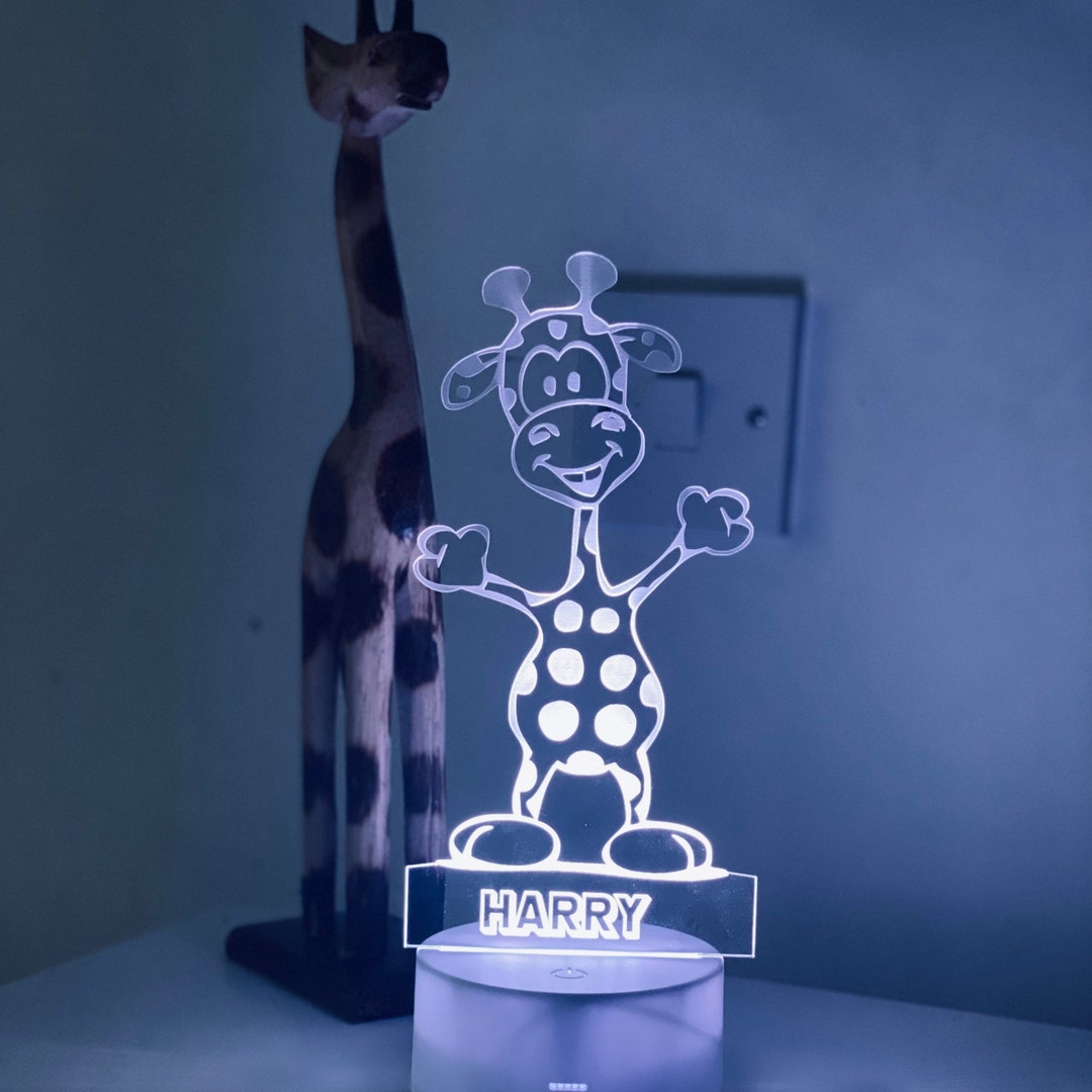 Giraffe Night Light, Giraffe, Giraffe Night Lamp, Children's Lights ...