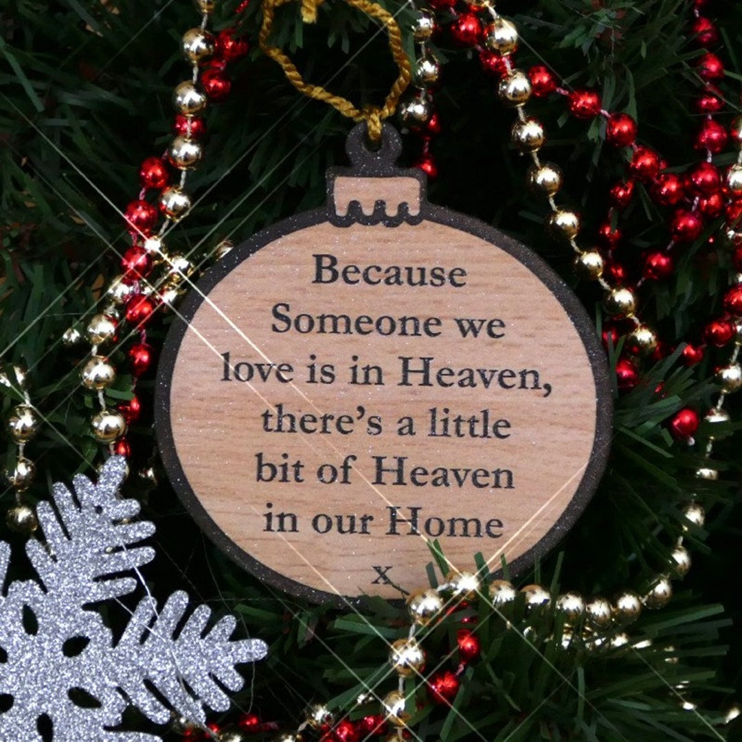 In Loving Memory Christmas Tree Decoration | Remembrance Gifts | in ...