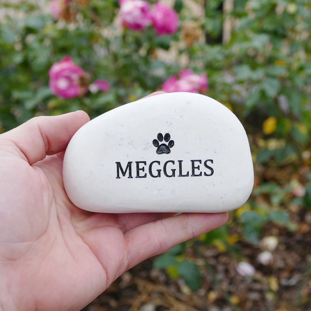 Premium Engraved Pet Memorial Stone | Deep Engraved Stones | Long ...