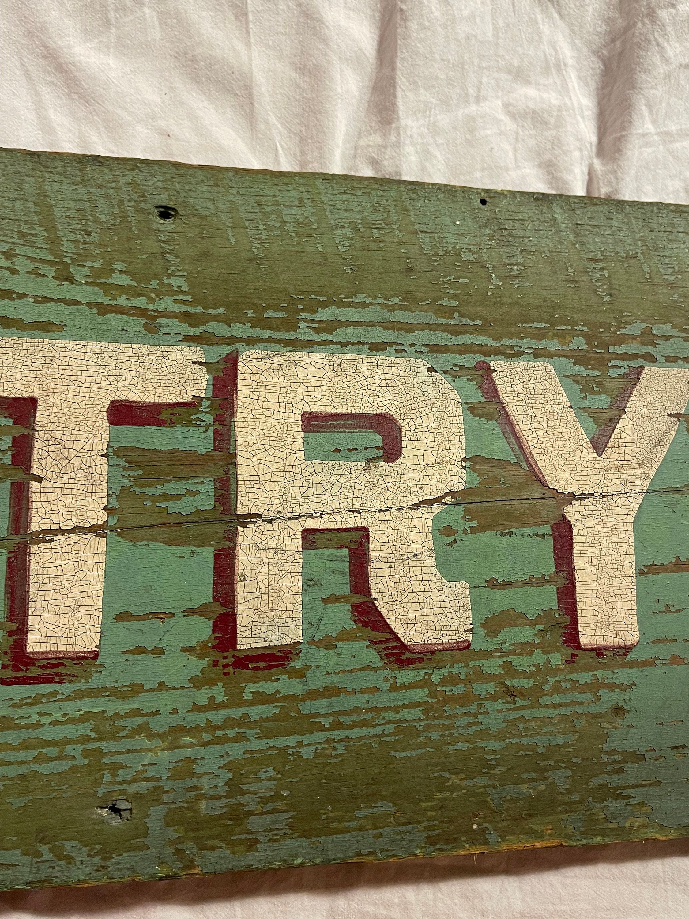 Large Antique Wooden Folk Art Painted Trade Sign COVENTRY AA - Etsy