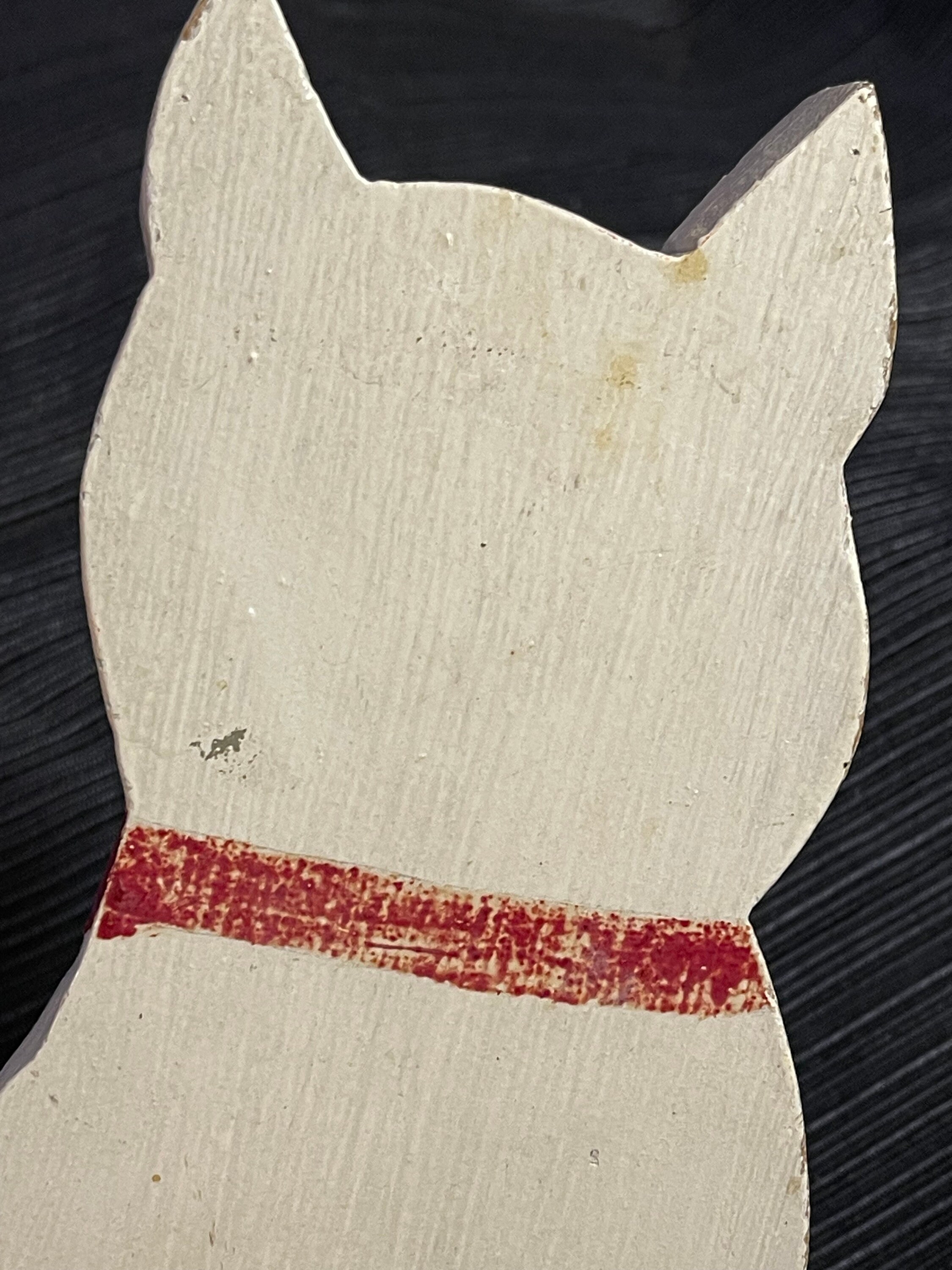 Antique Folk Art Painted Cat Kitten Form Doorstop Naive - Etsy