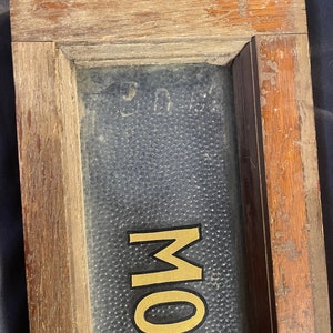 Antique Original MONEY ORDERS Window Architectural Salvage Advertising ...