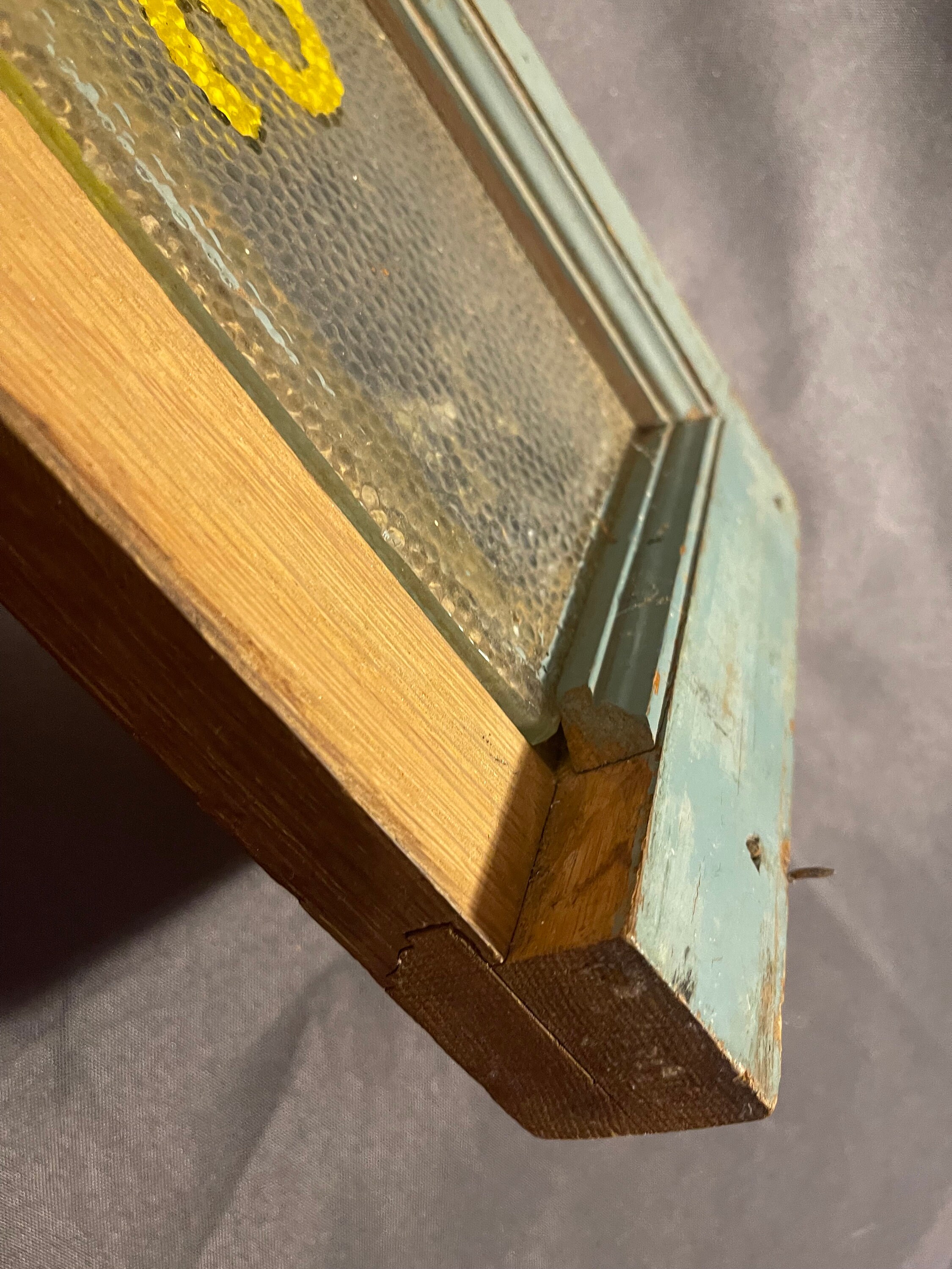 Antique Original MONEY ORDERS Window Architectural Salvage Advertising ...