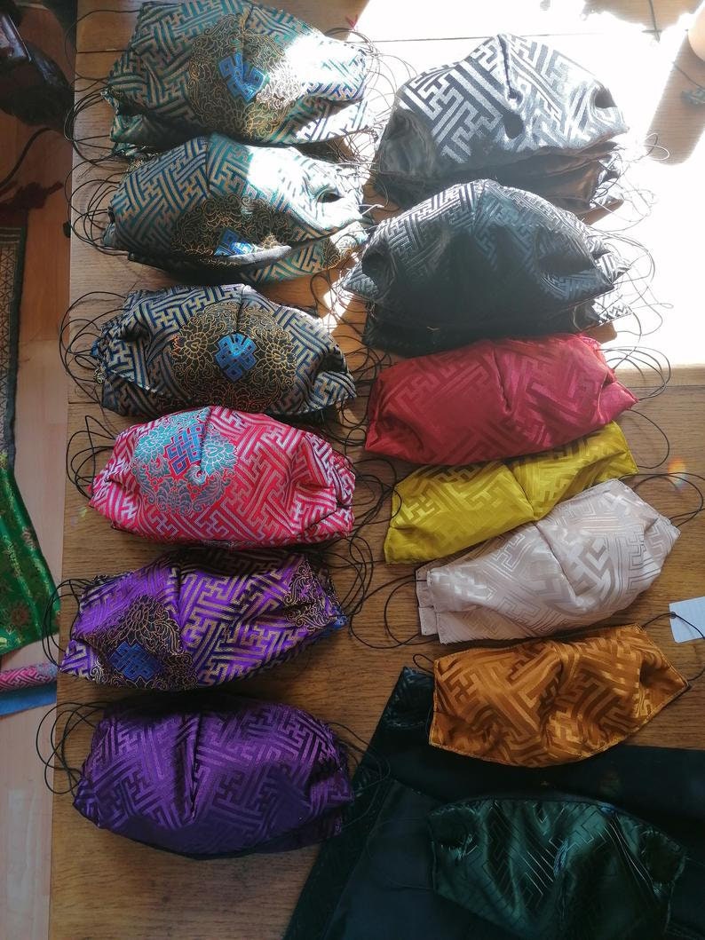 Sayagata Mask , Five Face Masks - Etsy UK