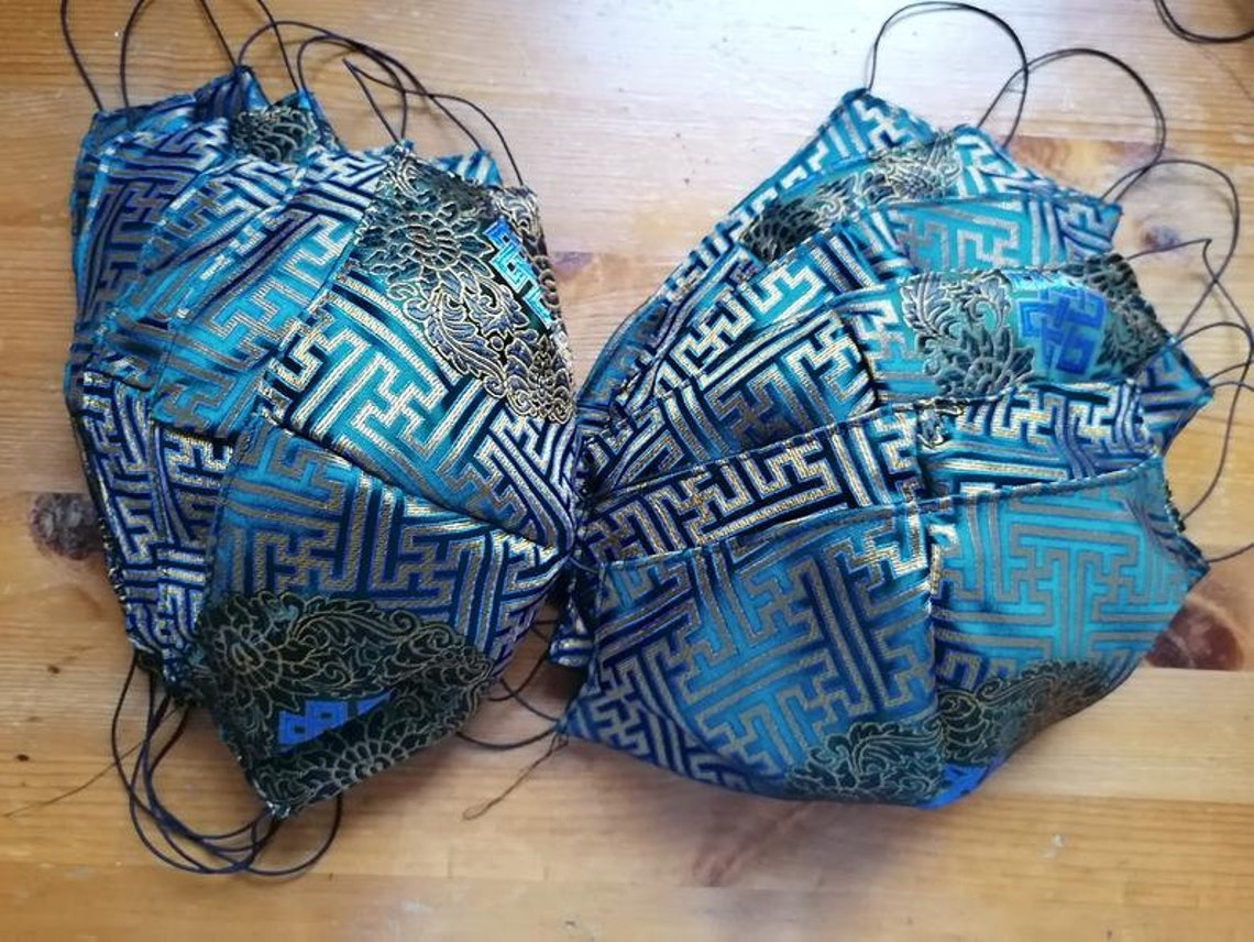 Sayagata Mask , Five Face Masks - Etsy UK