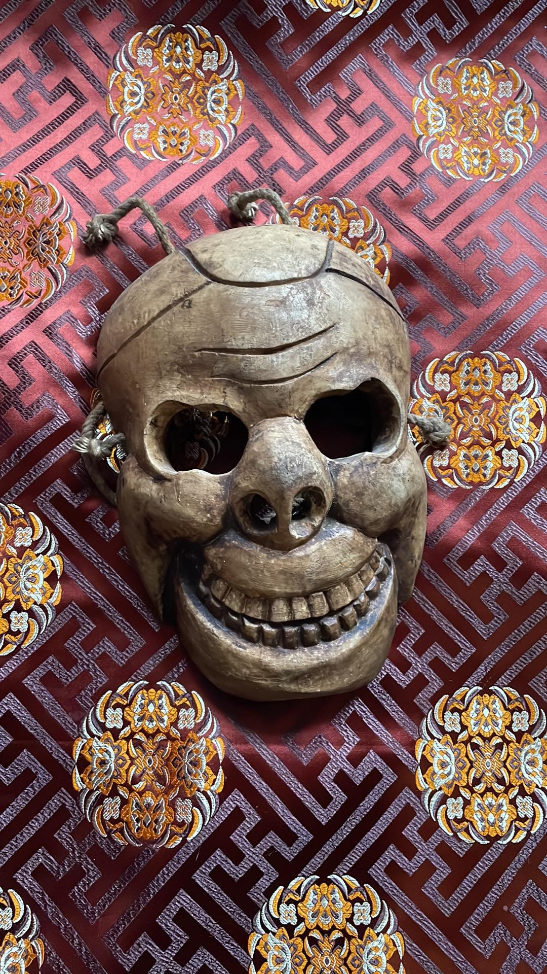Wooden Tibetan Skull Ritual Mask,citipati Tibetan Mask - Etsy