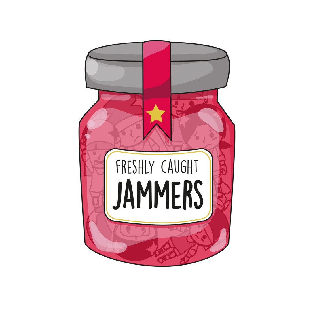 Freshly Caught Jammers Sticker - Etsy