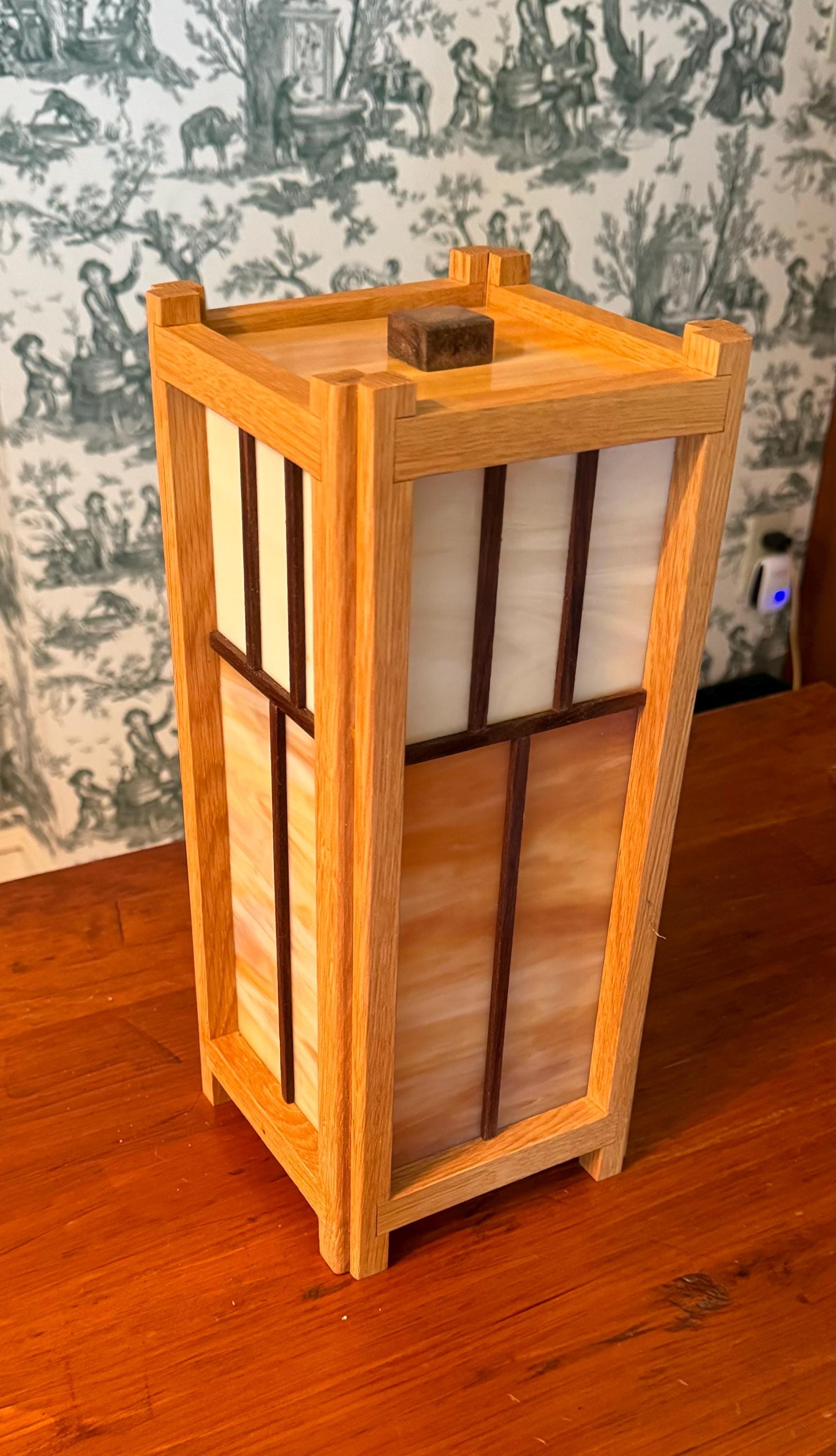Craftsman Style Box Lamp - Etsy