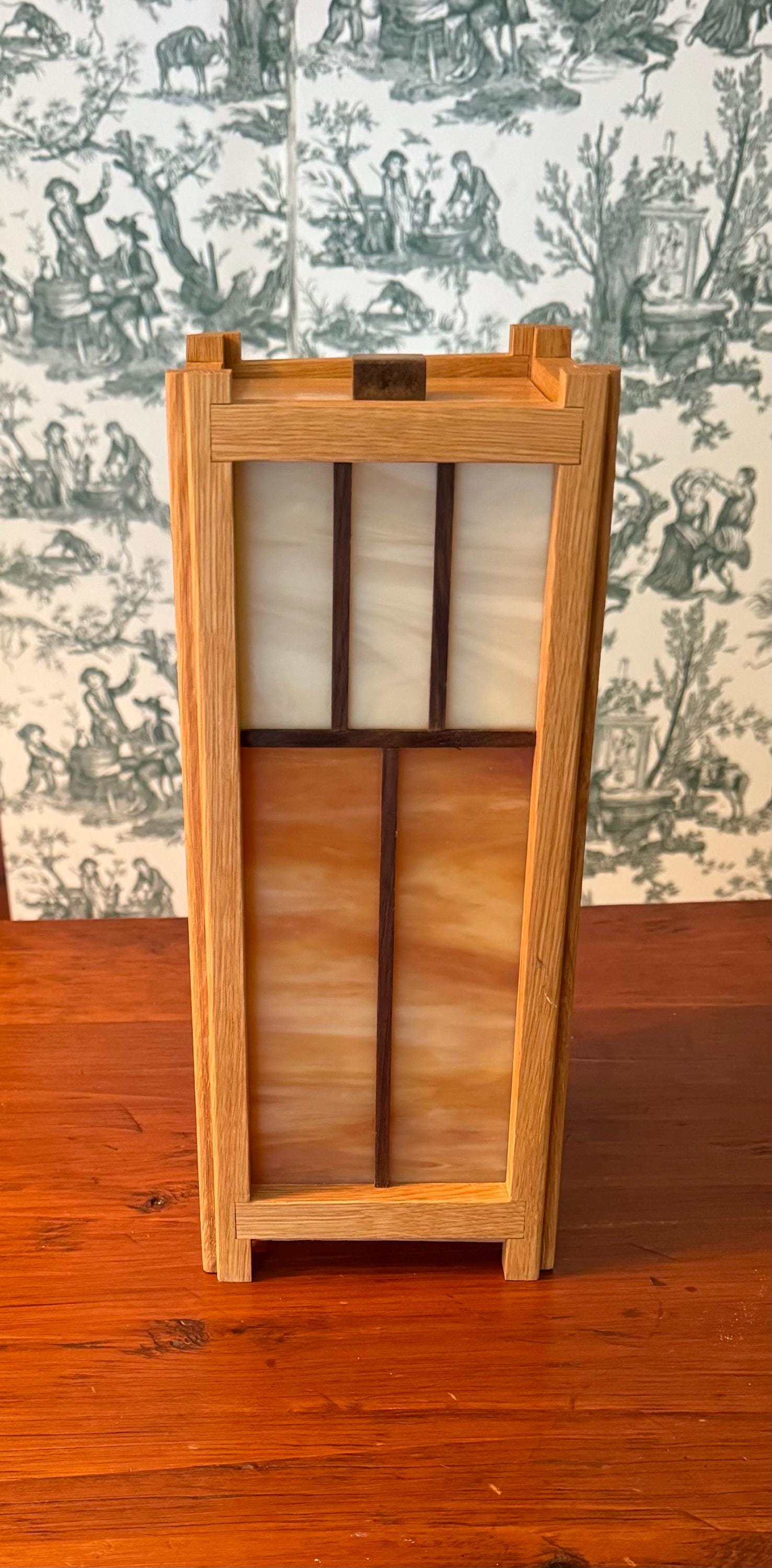 Craftsman Style Box Lamp - Etsy