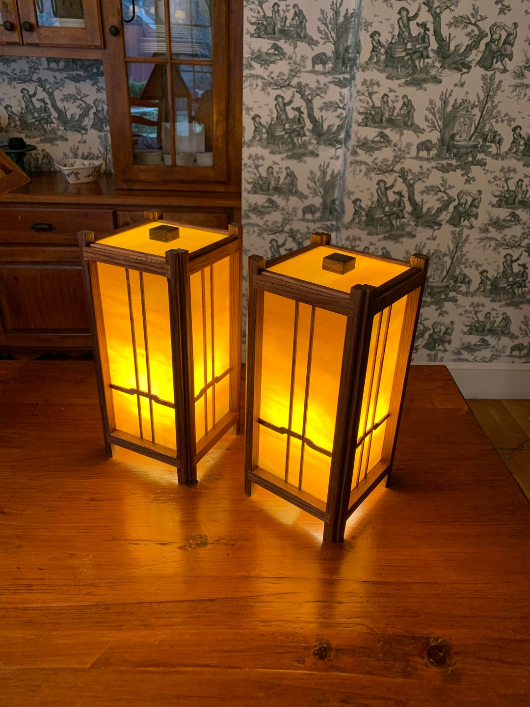 Greene and Greene Box Lamp - Etsy