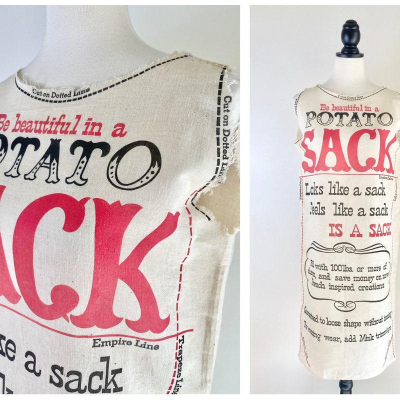 Burlap Sack Dress - Etsy