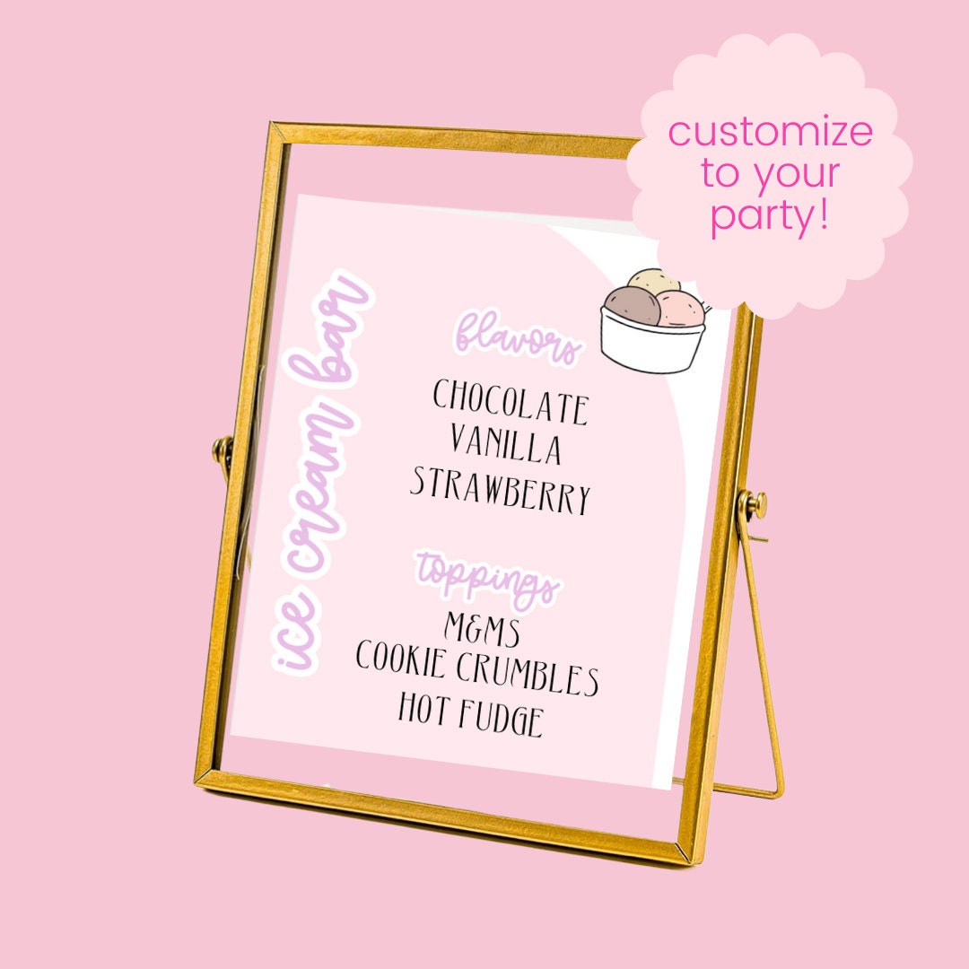 Mermaid Party Menu, Mermaid Birthday Decor, Mermaid Birthday Invitation ...