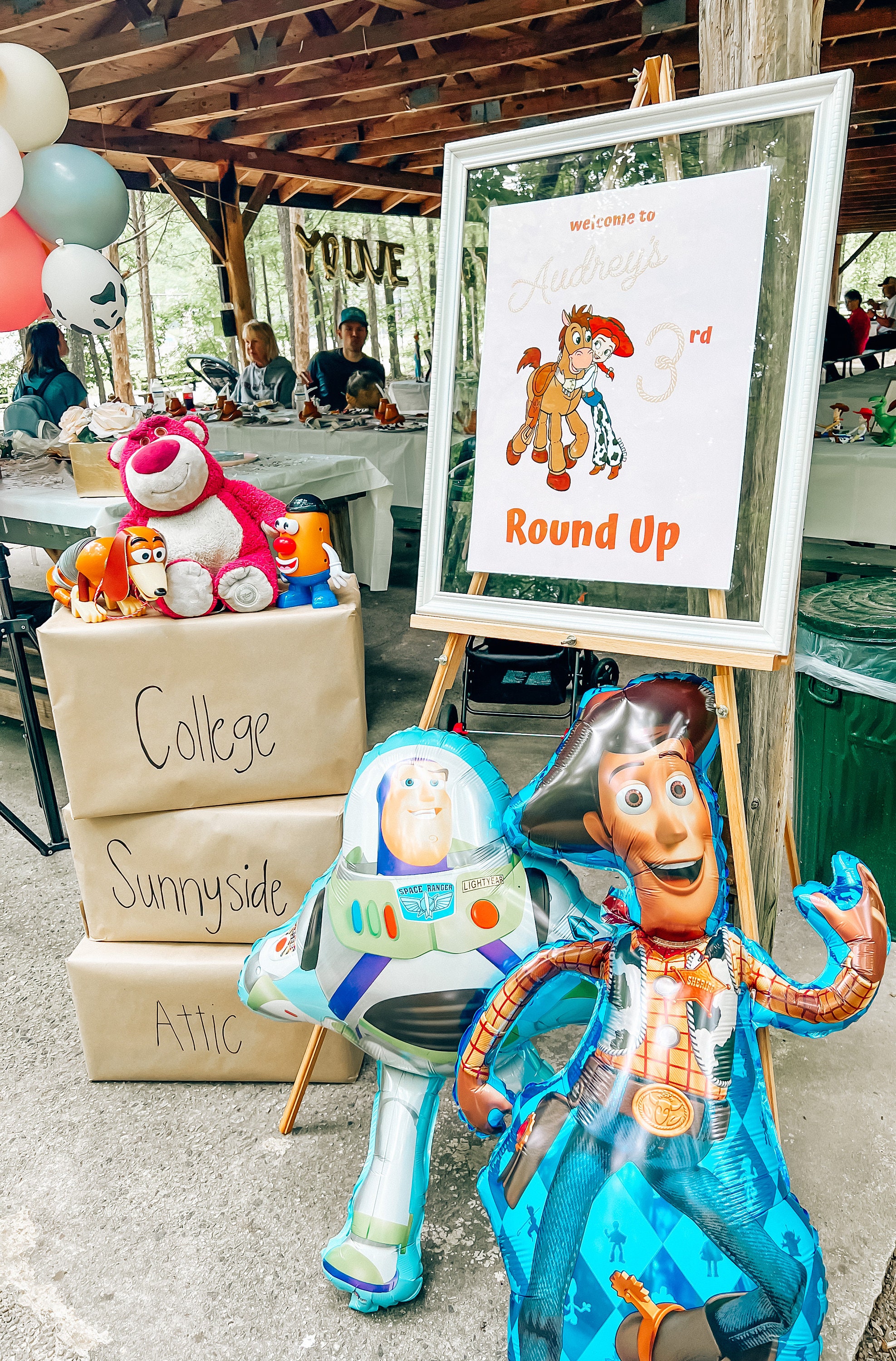 Pink Toy Story Welcome Sign — a party that pops