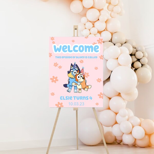 Bluey Birthday Decorations - Etsy