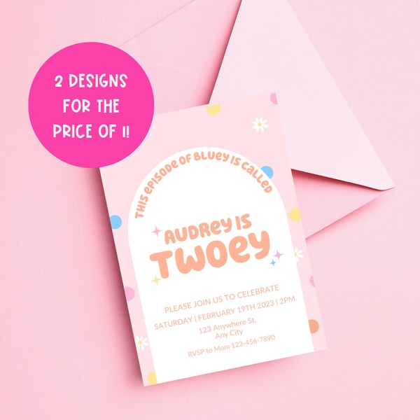 Turning Twoey Bluey - Etsy