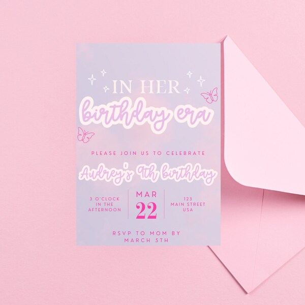 Preppy Invitation - Etsy